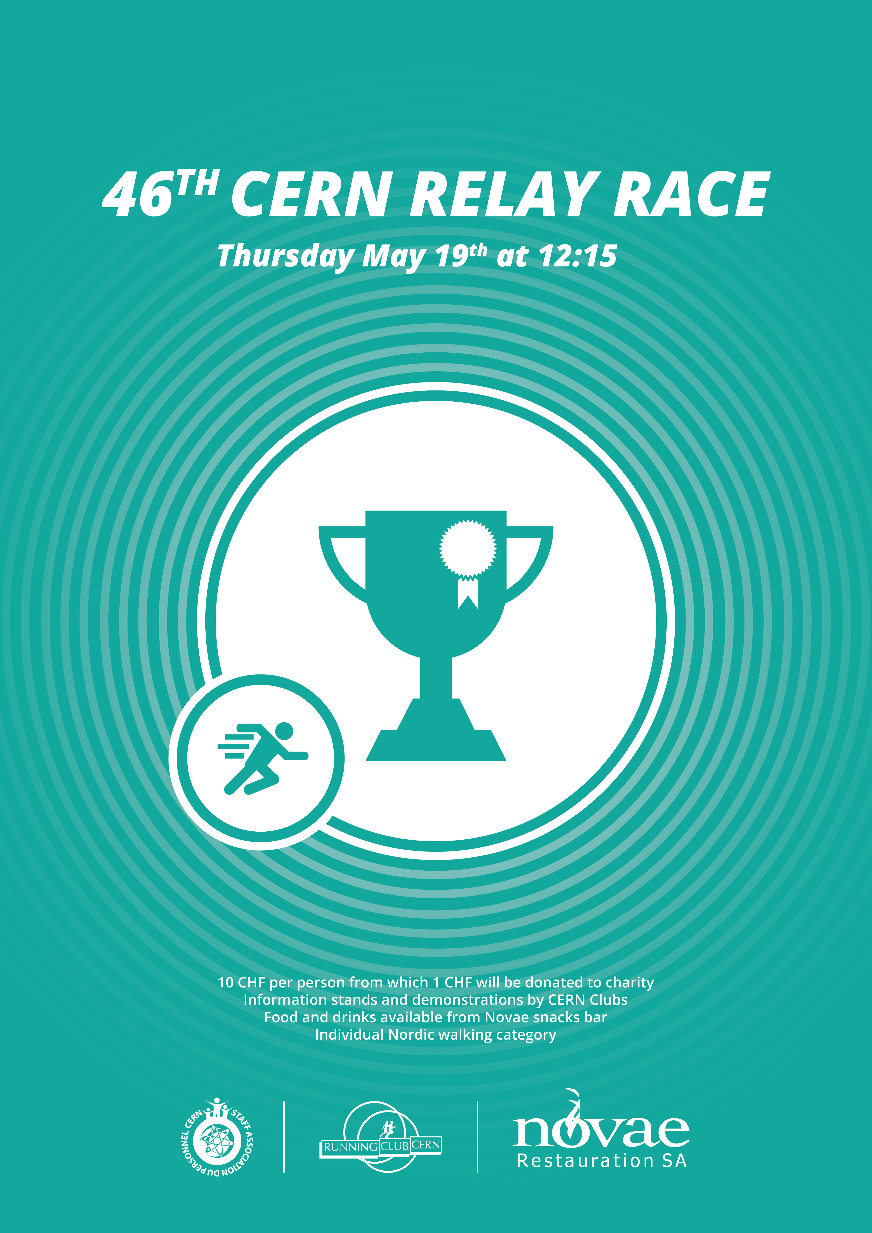 CERN Relay Race 2016 | Thursday 19 May - 12h15