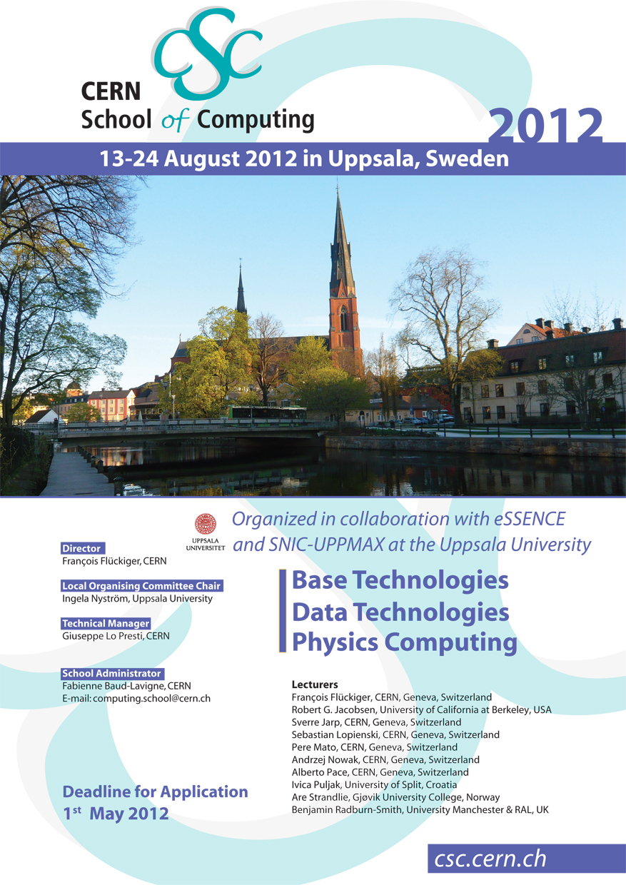 CERN School of Computing 2012 - Registration is open!